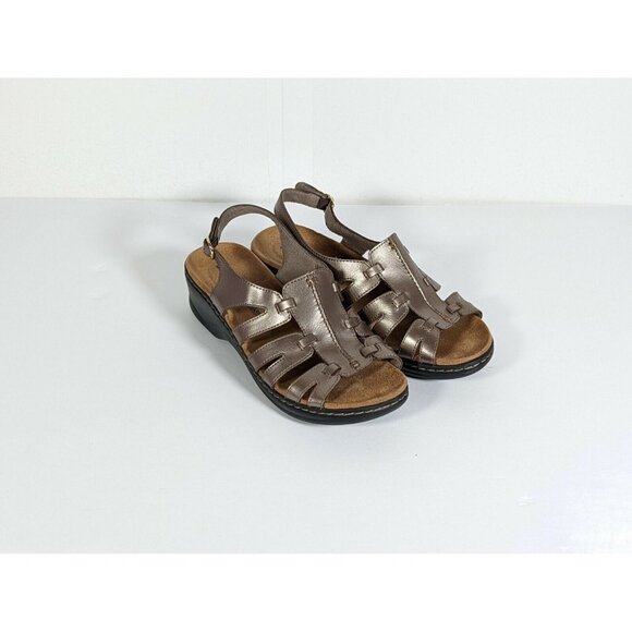 Clarks | Shoes | Clarks Womens Cushion Collection Womens Old Gold ...